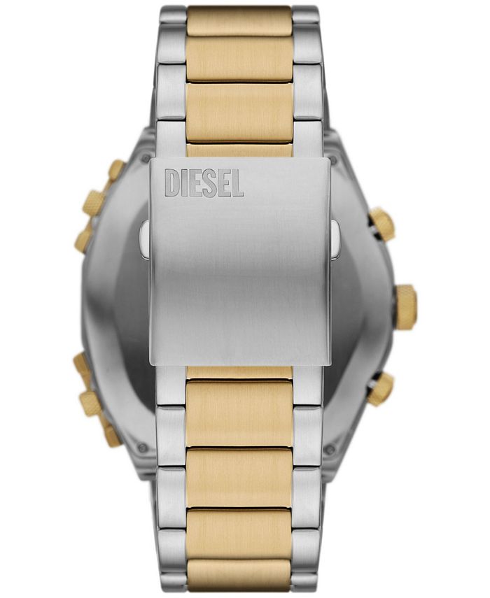 Diesel Men's Sideshow Chronograph Two-Tone Stainless Steel Watch 51mm ...