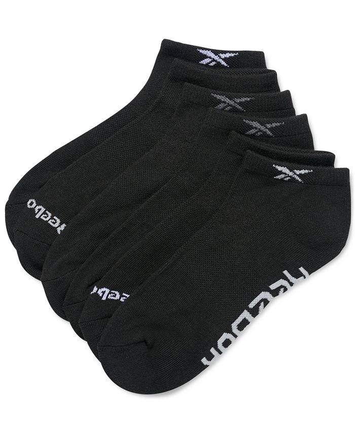 Reebok Men's 6-Pk. 1/2 Terry Performance Low Cut Socks - Macy's