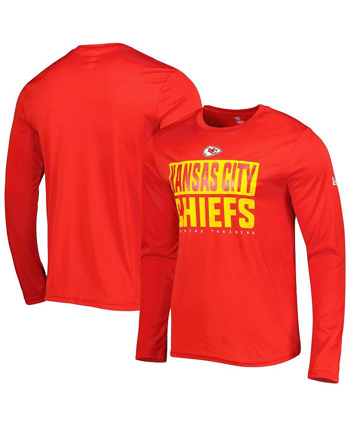 New Era Men's Red Kansas City Chiefs Combine Authentic Offsides Long Sleeve T-shirt - Macy's