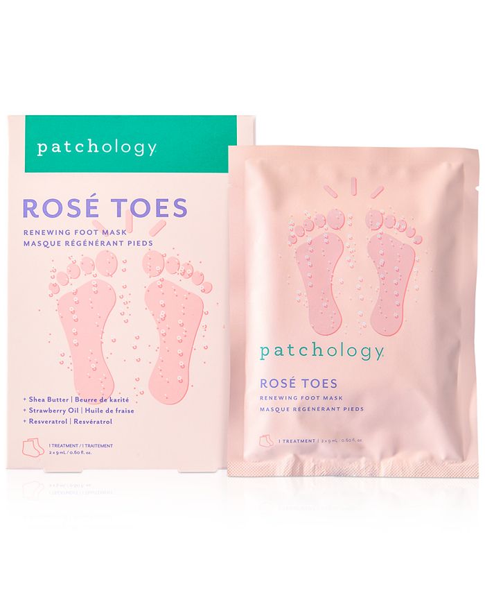 Patchology Rosé Toes Renewing Foot Mask - Macy's