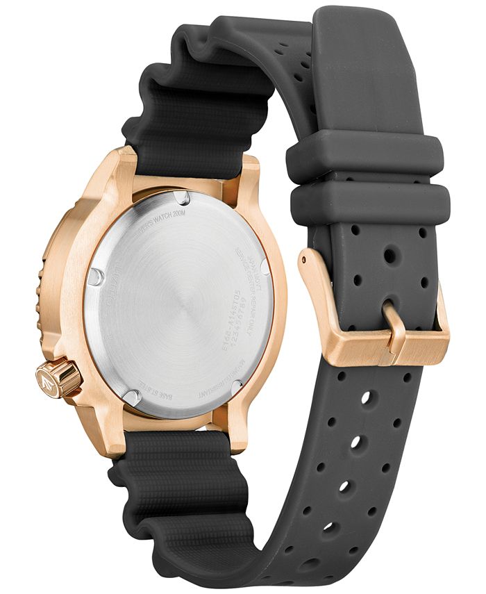 Citizen Eco-Drive Men's Promaster Gray Strap Watch 44mm - Macy's