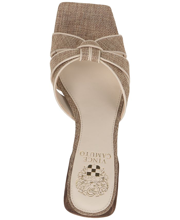 Vince Camuto Women's Selarin Block-Heel Slide Sandals - Macy's