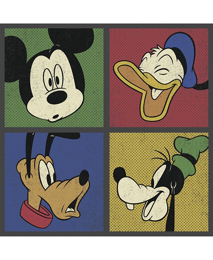 Disney Boy's Mickey & Friends Mickey Mouse Character Square Child T ...