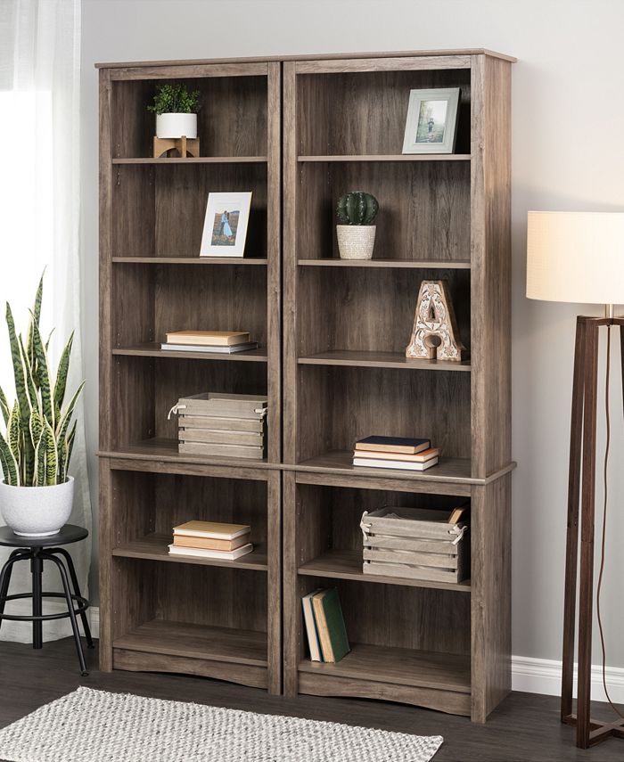 Prepac Tall 6-Shelf Bookcase - Macy's