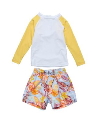 Snapper Rock Baby Boys Boho Tropical Sustainable LS Set - Macy's