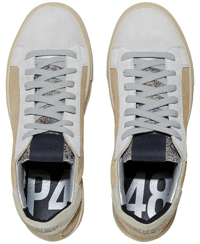 P448 Women's Thea Lace-Up Low-Top Sneakers - Macy's