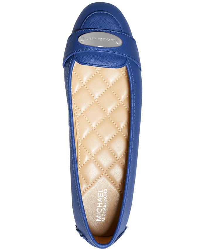 Michael Kors Women's MK Plate Slip-On Moccasin Flats - Macy's