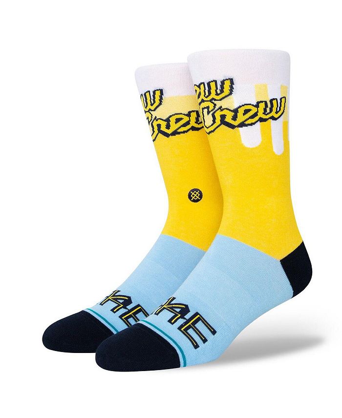 Stance Men's White Milwaukee Brewers City Connect Crew Socks - Macy's