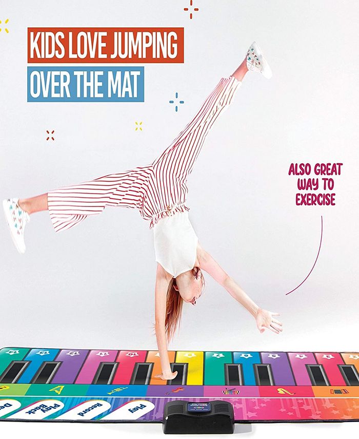 Play22 Colorful Keyboard Playmat 71" - 24 Keys Piano Play Mat - Macy's