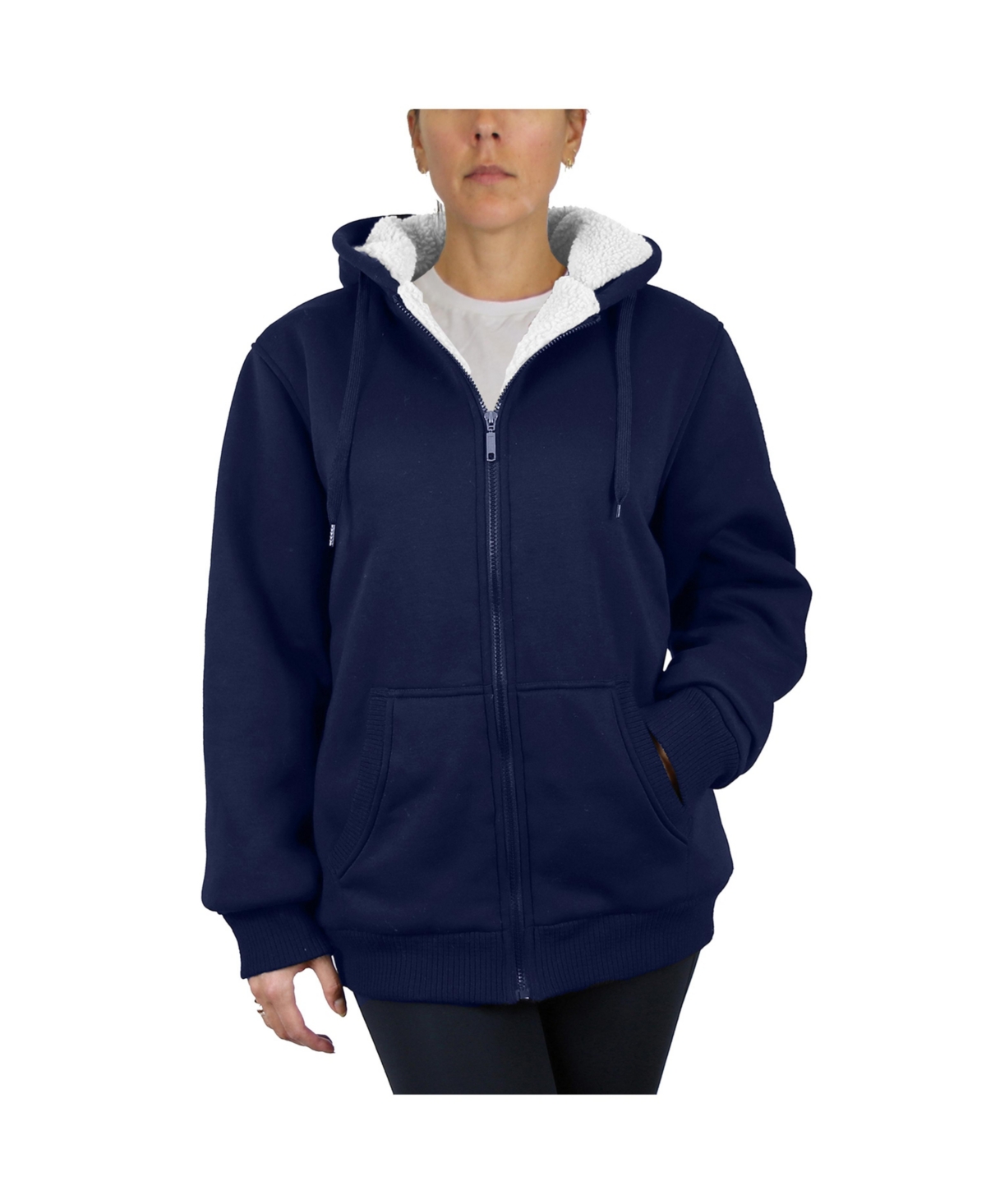 Click here for Galaxy By Harvic Womens Loose Fit Sherpa Lined Fle... prices