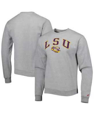 Men's League Collegiate Wear Gray Lsu Tigers 1965 Arch Essential Fleece ...