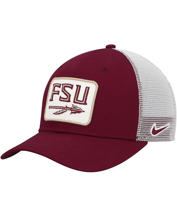 Nike Men's Garnet Florida State Seminoles Classic99 Trucker Snapback ...