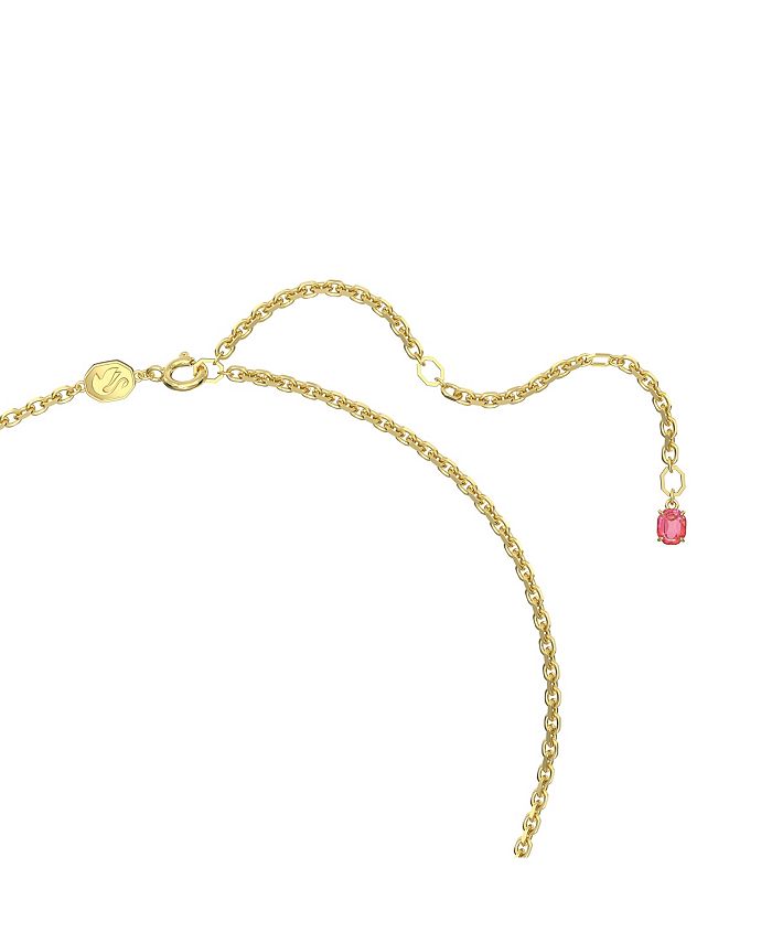 Swarovski Crystal Pave Flower Florere Pendant Necklace And Brooch - Macy's
