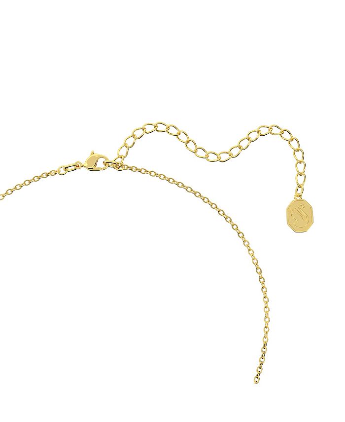 Swarovski Crystal Round Cut Bella V Pendant Necklace - Macy's