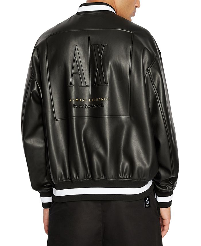 A|X Armani Exchange Men's Basics By Armani Mix-Media Embossed Logo ...