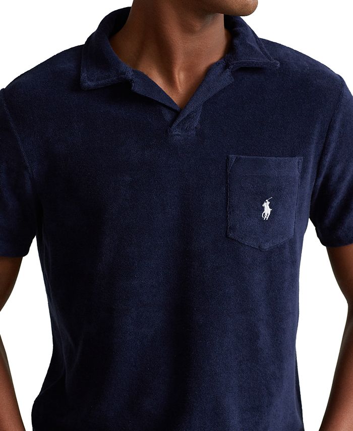 Polo Ralph Lauren Men's Cotton-Blend Terry Polo Shirt - Macy's