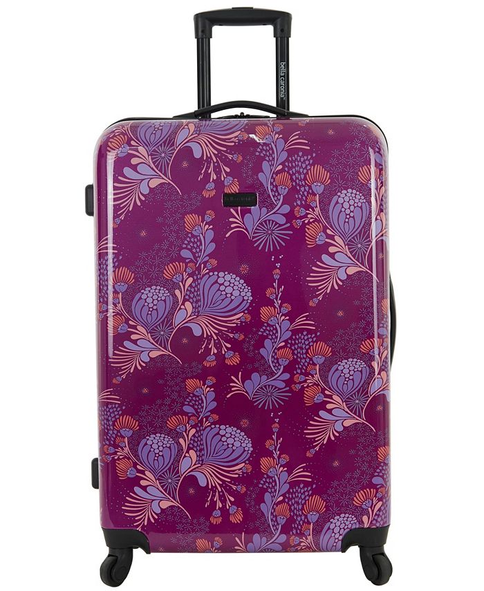 Bella Caronia 3 Piece Rolling Hardside Luggage Set with 4 Wheel ...