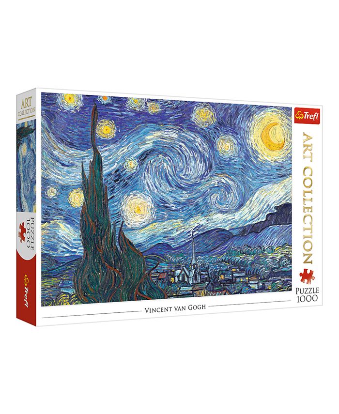 Trefl Red Art Collection 1000 Piece Puzzle- The Starry Night or ...