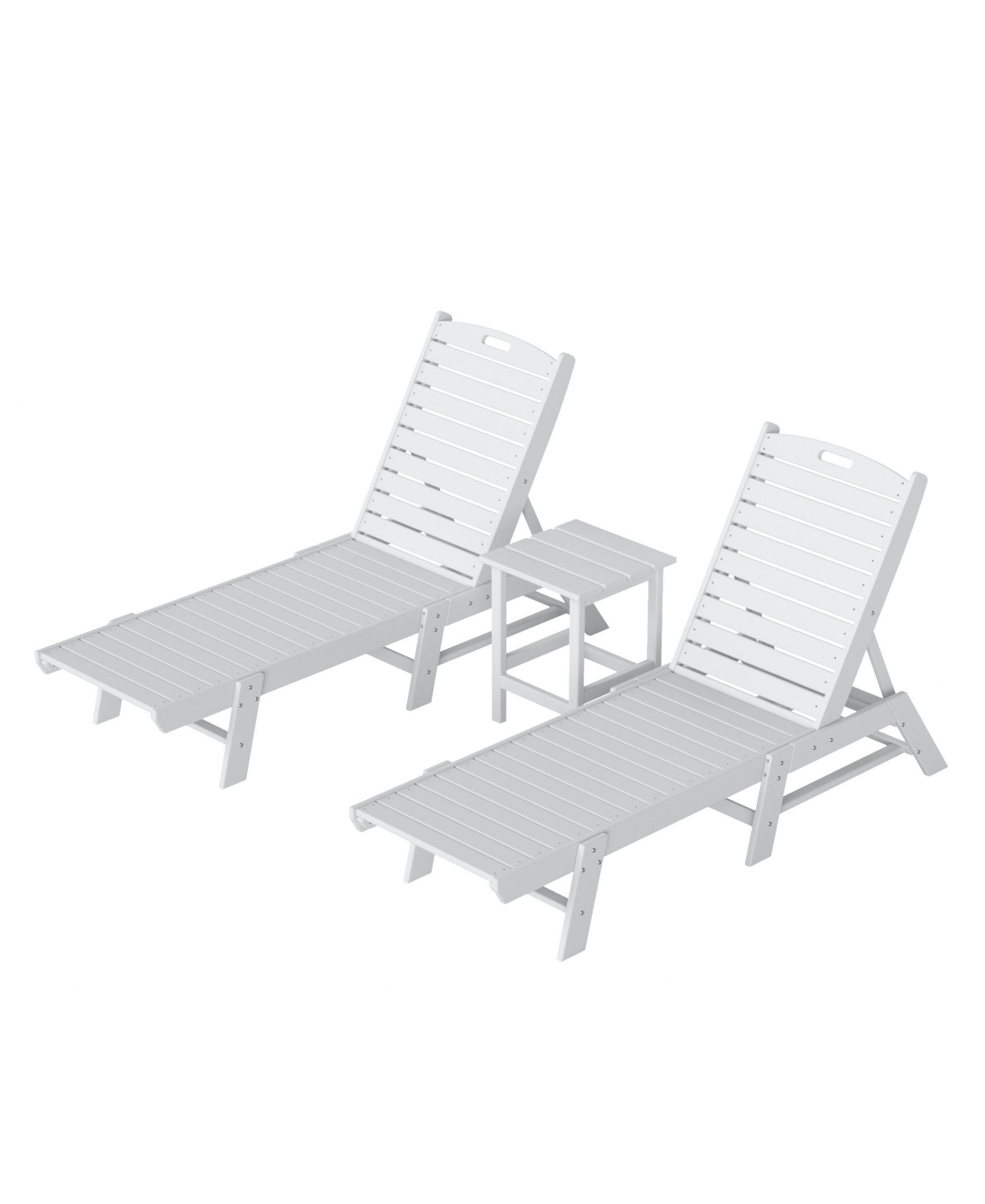 Click here for WestinTrends 3 Pieces Poly Outdoor Patio Chaise Lo... prices