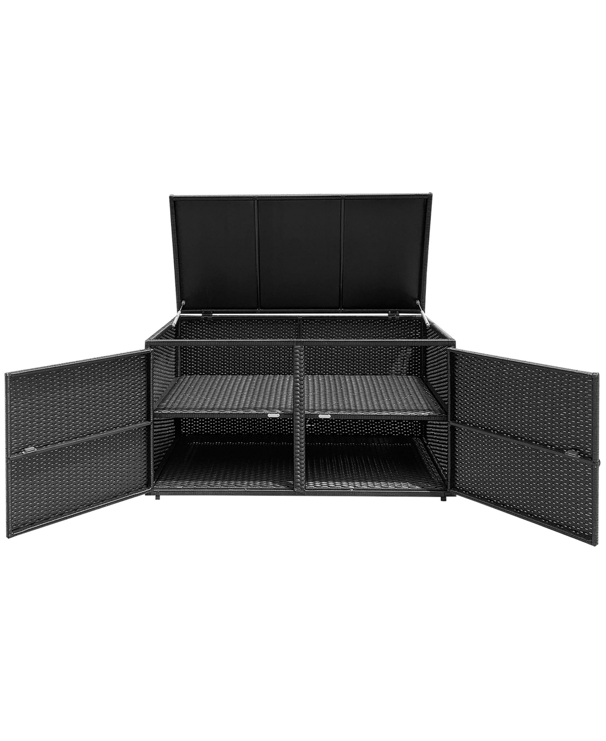 Click here for 88 Gallon Garden Patio Rattan Storage Container Bo... prices