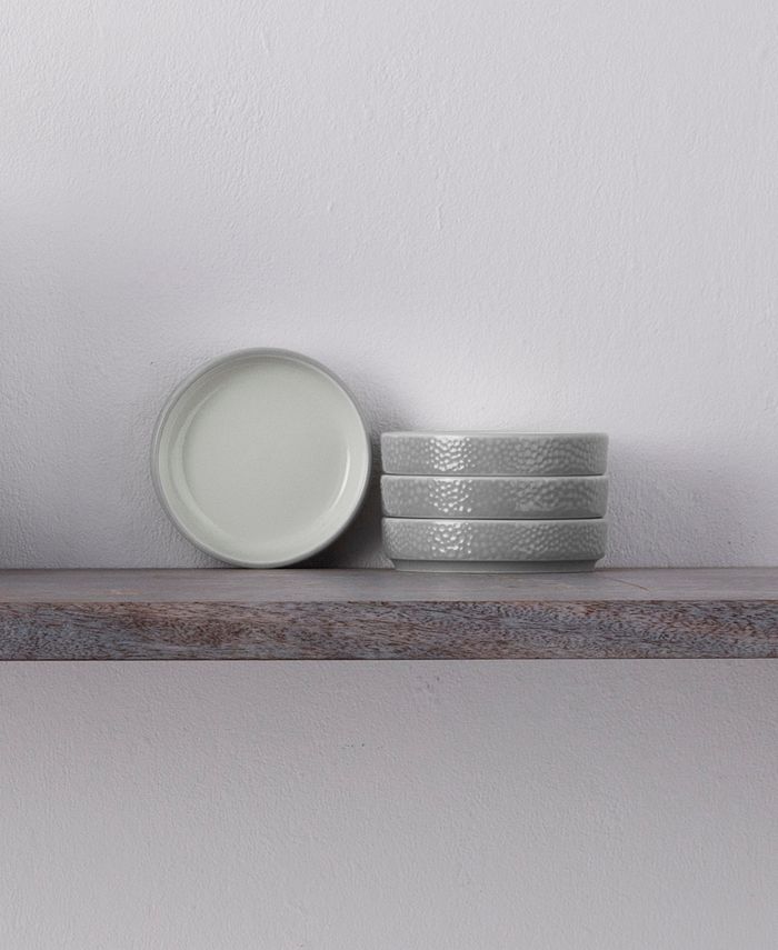 Noritake Colortex Stone Stax Mini Plates, Set of 4 - Macy's