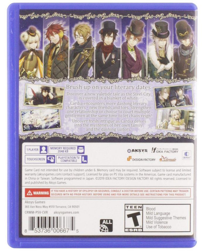 Aksys Games Code: Realize Wintertide Miracles - PlayStation Vita - Macy's
