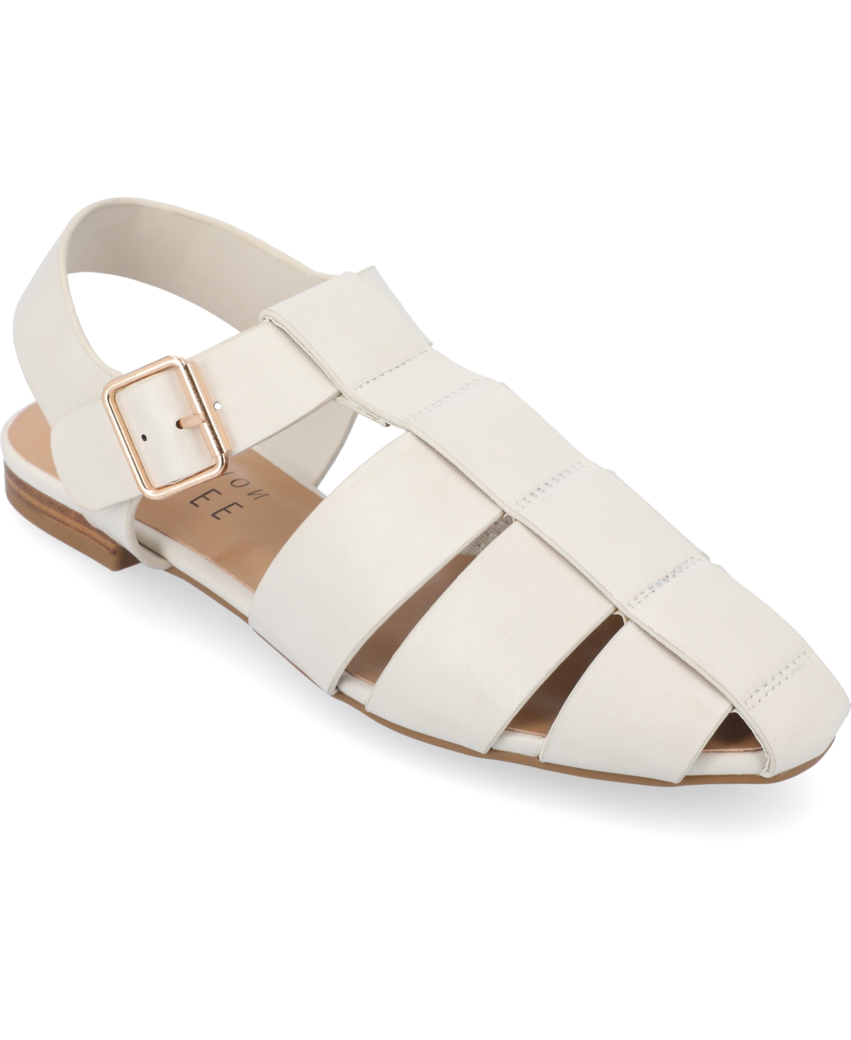 Click here for Journee Collection Womens Cailinna Caged Flats - I... prices