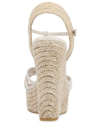 Journee Collection Women's Yara Platform Wedge Sandals - Macy's