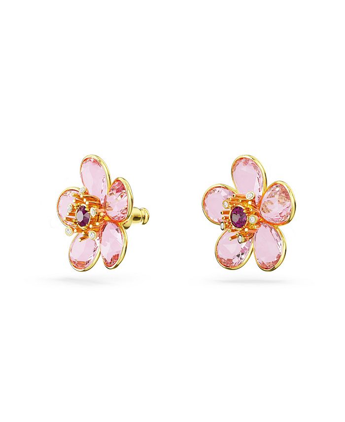 Swarovski Crystal Flower Florere Stud Earrings - Macy's