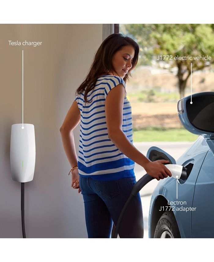 Lectron [Only For J1772 EVs ] Tesla to J1772 Charging Adapter, Max 48A ...