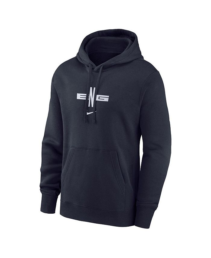 Nike Men's Navy England National Team Club Logo Pullover Hoodie - Macy's