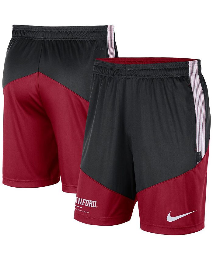 Nike Men's Black, Cardinal Stanford Cardinal Team Performance Knit ...