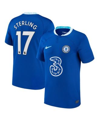 Men's Nike Raheem Sterling Blue Chelsea 2022/23 Home Breathe Stadium ...