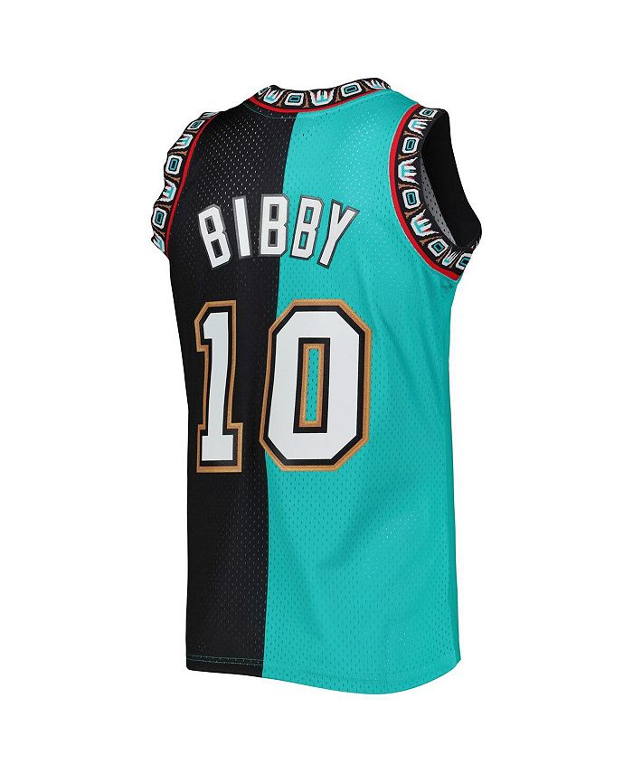 Mitchell & Ness Men's Mike Bibby Turquoise, Black Vancouver Grizzlies ...