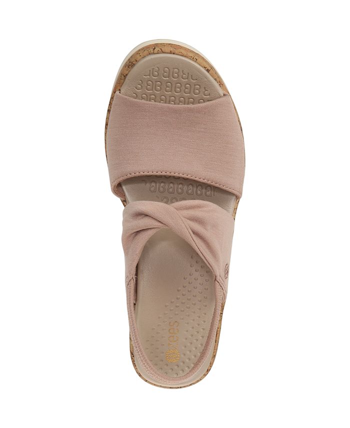 Bzees Remix Washable Wedge Sandals - Macy's