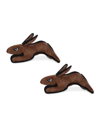 Tuffy Barnyard Rabbit Brown, 2-Pack Dog Toys - Macy's