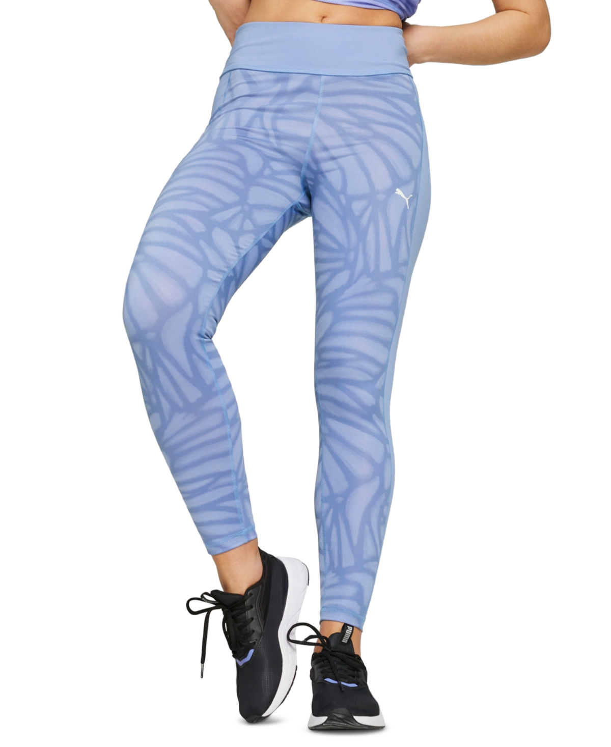 Puma Women's Train Favorite Butterly Aop Tights In Elektro Purple ...