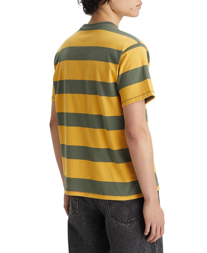 Levi's Men's Relaxed Fit Striped Short-Sleeve T-Shirt - Macy's
