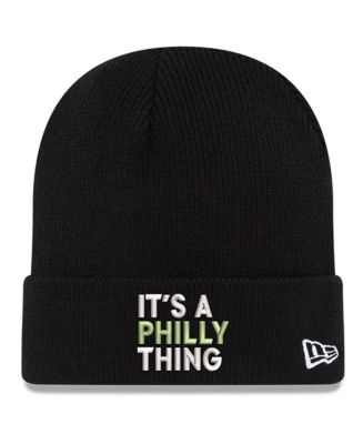 Men's New Era Black Philadelphia Eagles It'S A Philly Thing Cuffed Knit ...