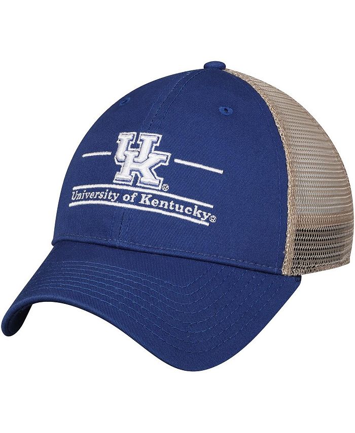 Game Men's The Royal Kentucky Wildcats Logo Bar Trucker Adjustable Hat ...