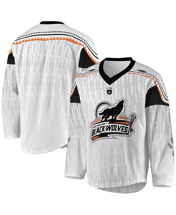 ADPRO Sports Men's White, Black New England Black Wolves Replica Jersey ...