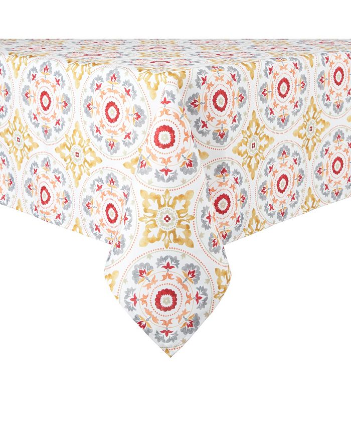 Fiesta Positano Tile Tablecloth 60" X 84" - Macy's