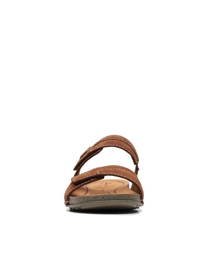 Clarks Men's Crestview Easy Slide Sandals - Macy's