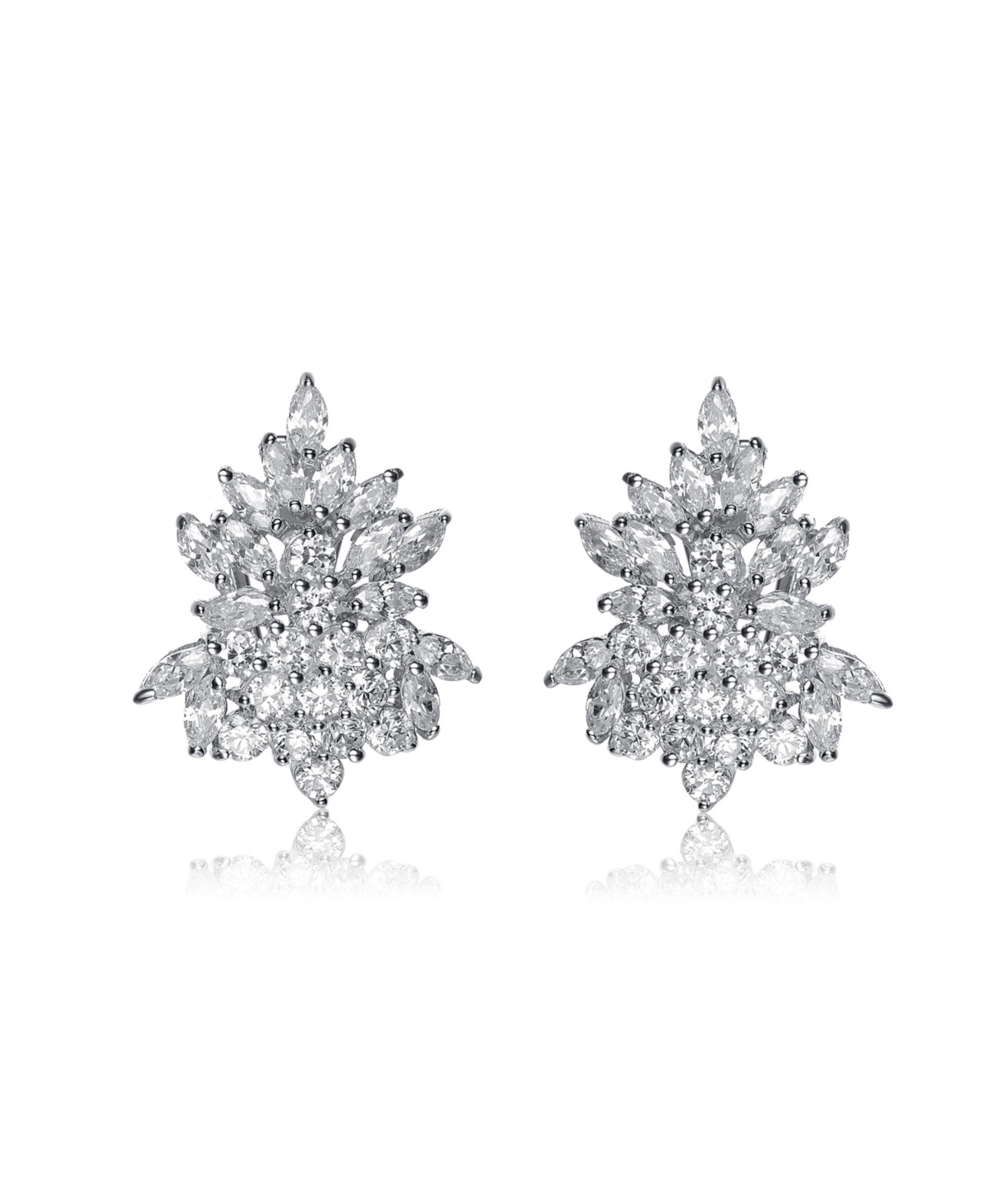 Click here for Sterling Silver Cubic Zirconia White Gold Plated M... prices