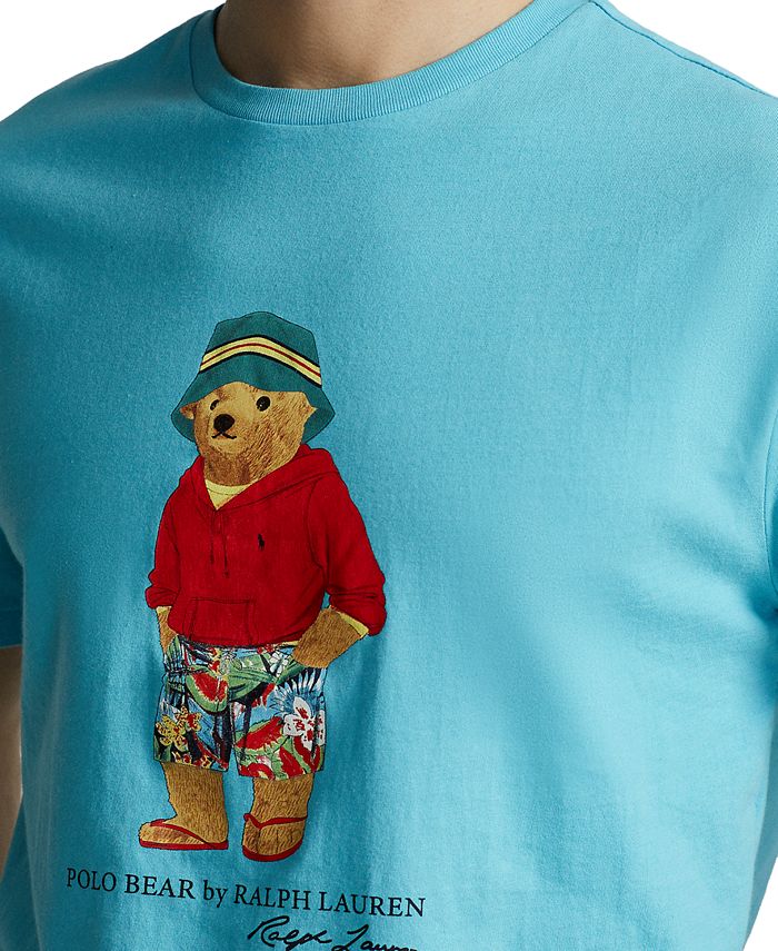 Polo Ralph Lauren Men's Classic-Fit Polo Bear Jersey T-Shirt - Macy's