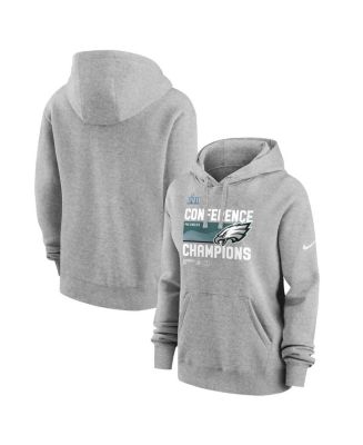 Women's Nike Heather Gray Philadelphia Eagles 2022 NFC Champions Locker ...
