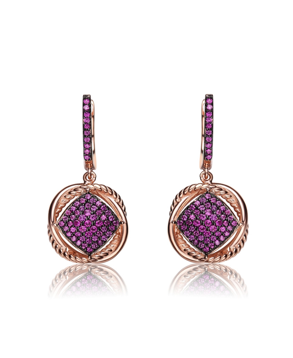 Click here for 18K Rose Gold and Black Plated Sterling Silver Cub... prices