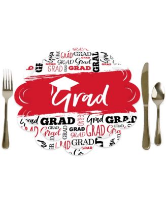 Big Dot of Happiness Red Grad Best is Yet to Come Red Graduation Party ...