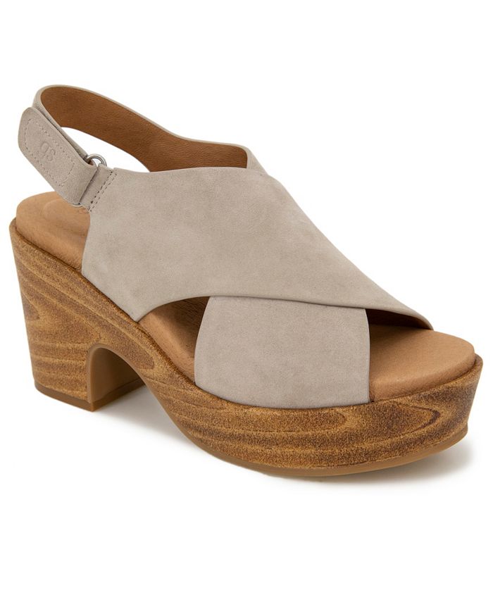Gentle Souls Women's Dani Cross Heeled Sandals - Macy's