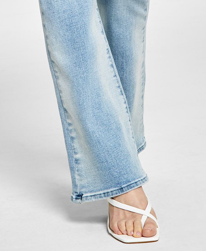 Guess Womens Eco Sexy High Rise Flared Jeans Macys